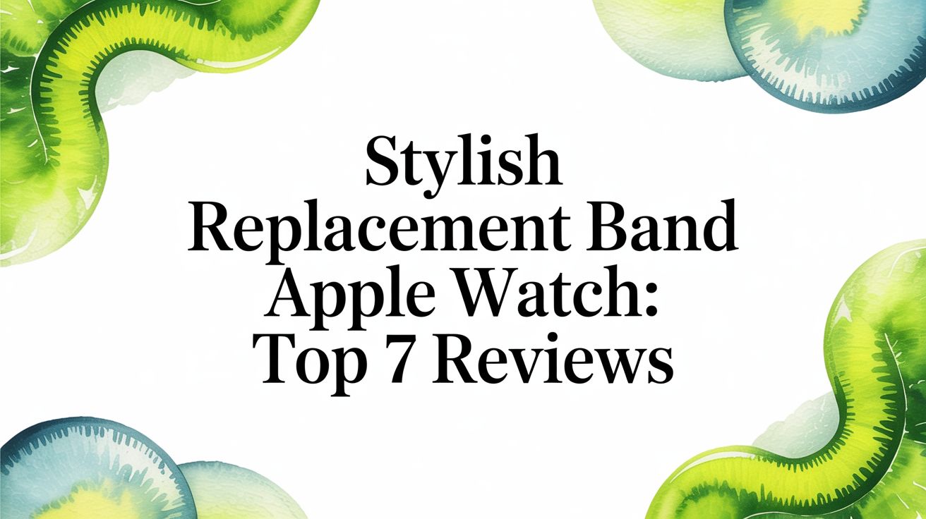 Stylish Replacement Band Apple Watch: Top 7 Reviews | GB – NBB